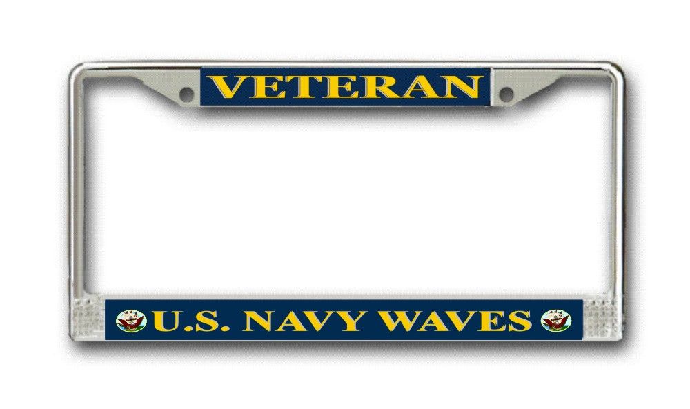 U.S. Navy Waves License Plate Frame - New U.S. Navy License Plate Frame ...