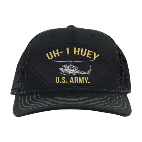 UH-1 Huey US Army Mesh Cap - AIrcraft Mesh Caps - PriorService.com