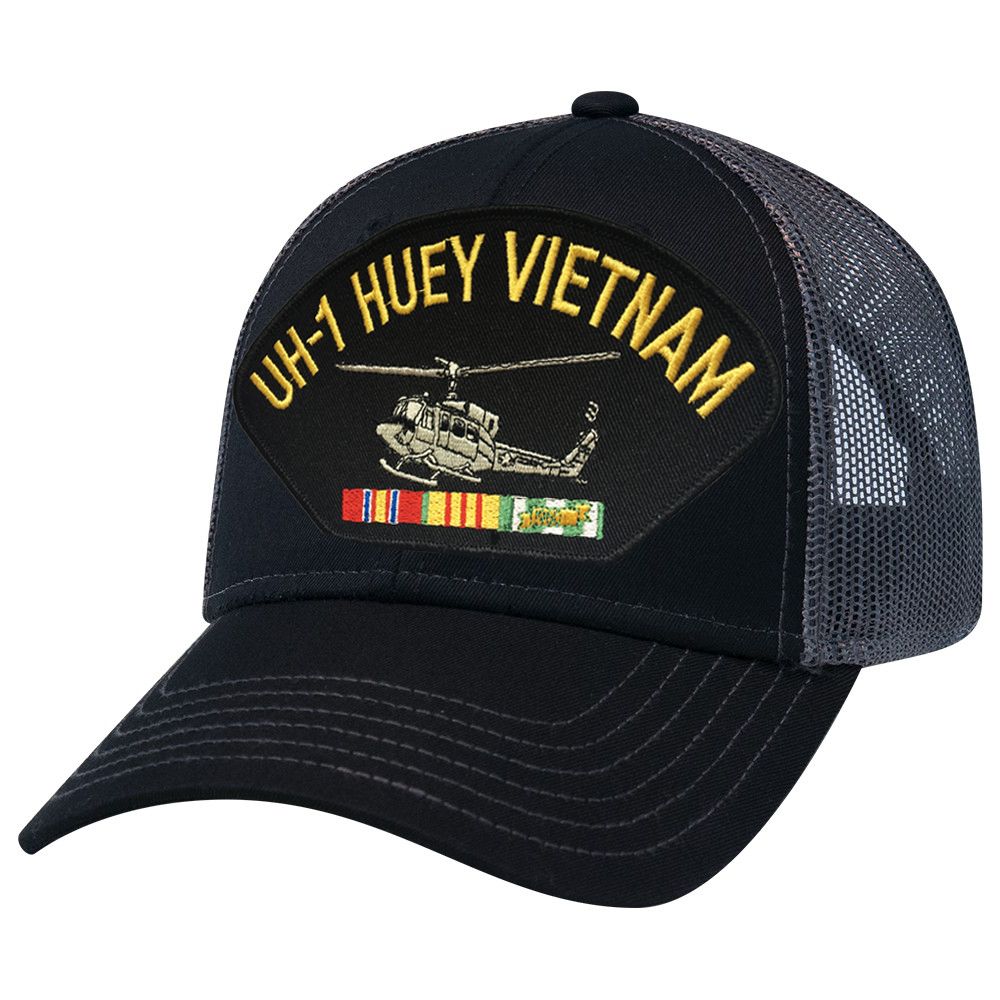UH-1 Huey Vietnam War Mesh Cap - Vietnam War Planes Caps - PriorService.com