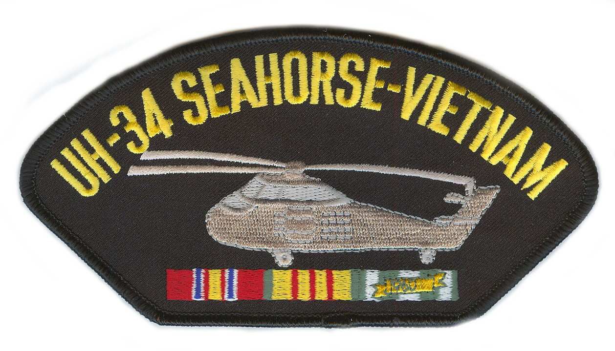 UH-34 Seahorse Vietnam Patch - New Hat Patches - PriorService.com