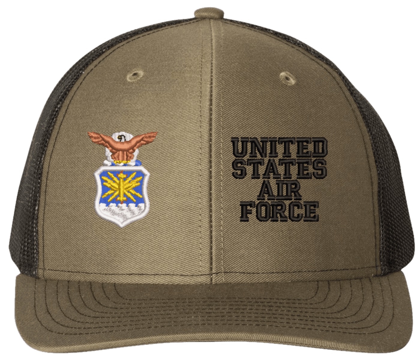 United States Air Force Mesh Back Cap - New USAF Split Caps ...