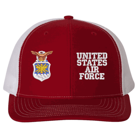 United States Air Force Mesh Back Cap - New USAF Split Caps ...