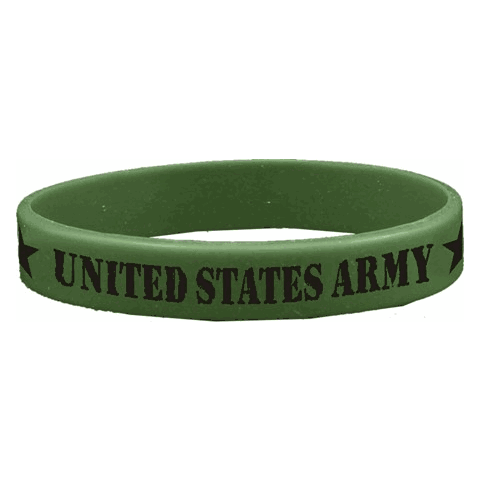 United States Army Olive Green Wristband - NEW ITEMS - PriorService.com