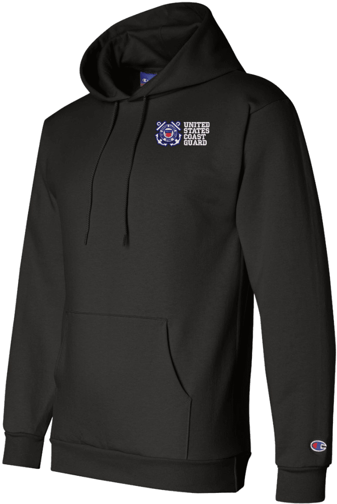 United States Coast Guard Hoodie - US Coast Guard Embroidered Hooded ...