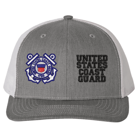 United States Coast Guard Mesh Back Cap - New USCG Split Caps ...