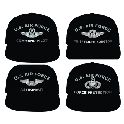 US Air Force Badge Caps - Air Force Custom Ball Caps - PriorService.com