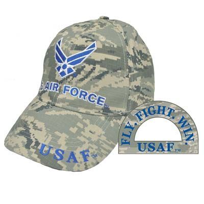 US Air Force Camo Embroidered Ball Cap - US Air Force Caps ...