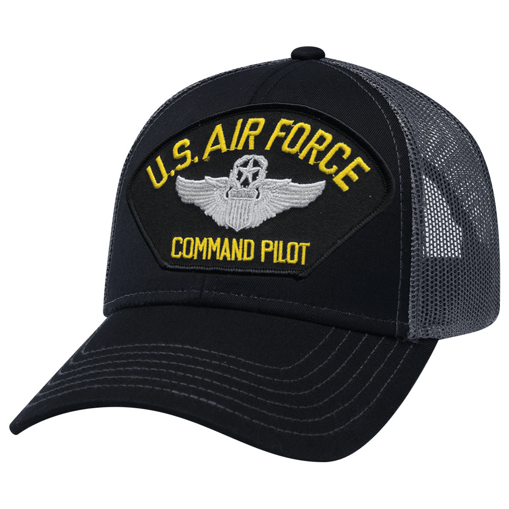 US Air Force Command Pilot Mesh Back Cap - New Mesh Caps - PriorService.com