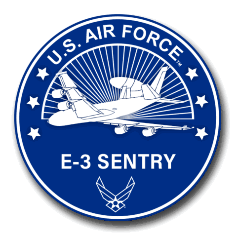 US Air Force E-3 Sentry Decal - US Air Force Aircraft Decals ...