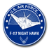 US Air Force F-117 Night Hawk Decal - US Air Force Aircraft Decals ...