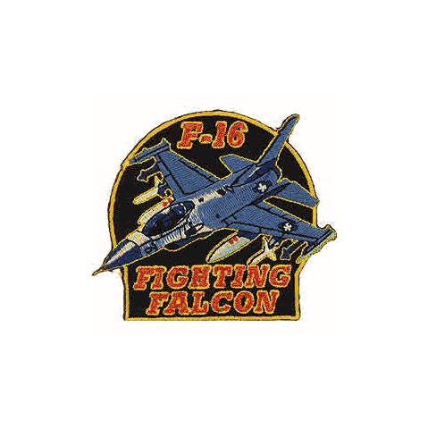 US Air Force F-16 Fighting Falcon 4" Patch - US Air Force Patches ...