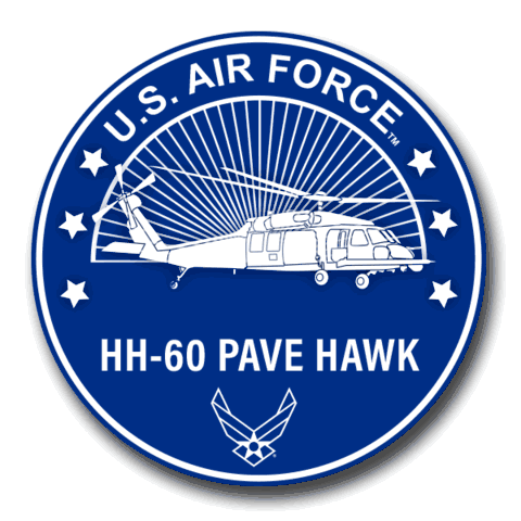US Air Force HH-60 Pave Hawk Decal - US Air Force Aircraft Decals ...