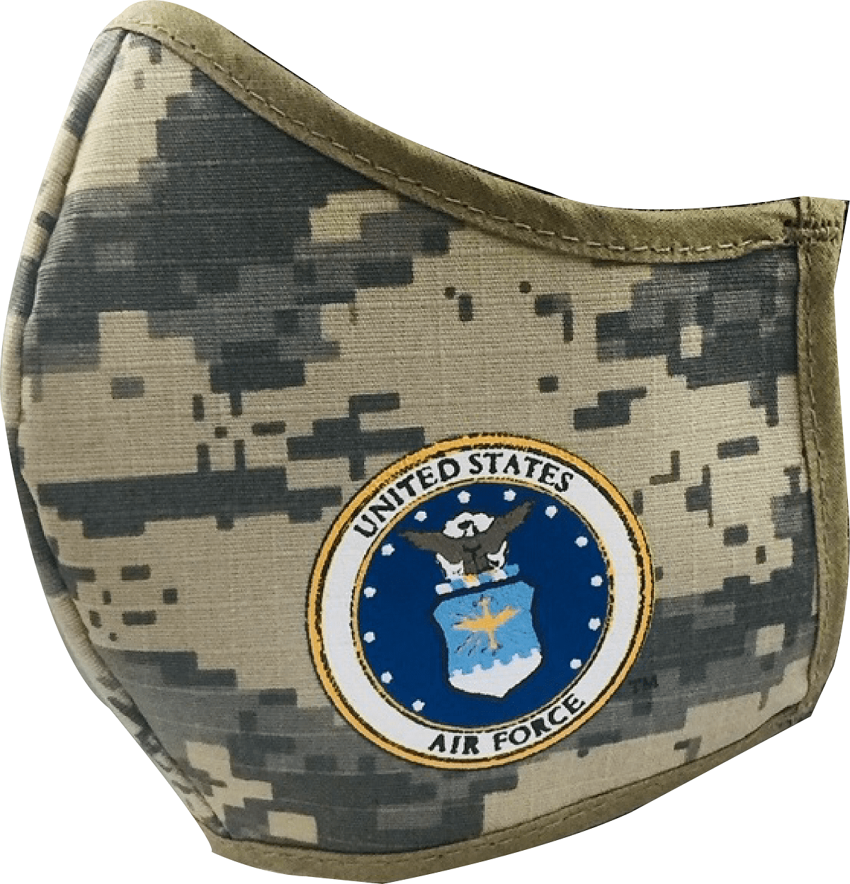 US Air Force Logo Camo Face Mask - Military Face Masks - PriorService.com