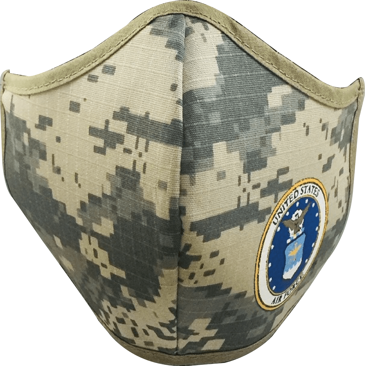 US Air Force Logo Camo Face Mask - Military Face Masks - PriorService.com