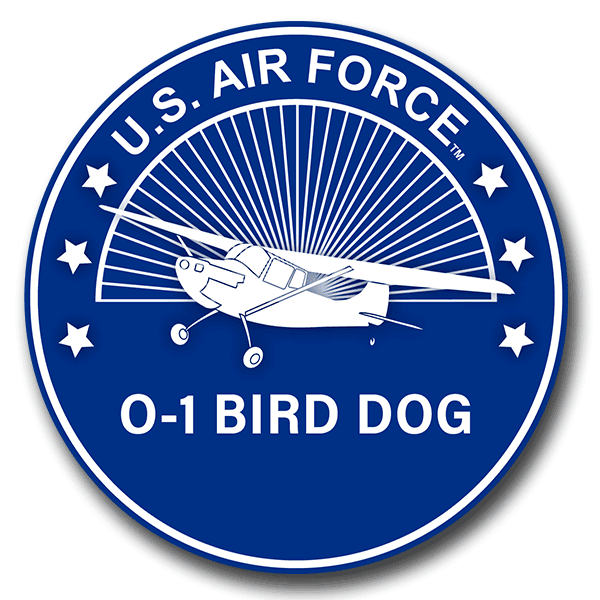 US Air Force O-1 Bird Dog Decal - US Air Force Aircraft Decals ...