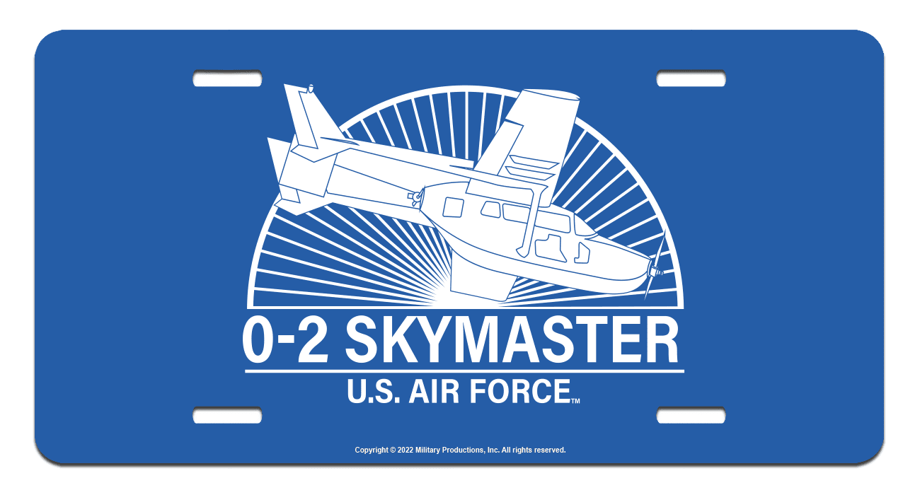 US Air Force O-2 Skymaster License Plate - US Air Force Aircraft ...
