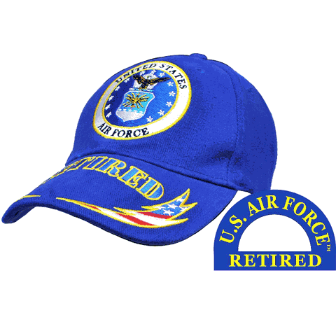 US Air Force Retired Embroidered Cap - US Air Force Caps - PriorService.com