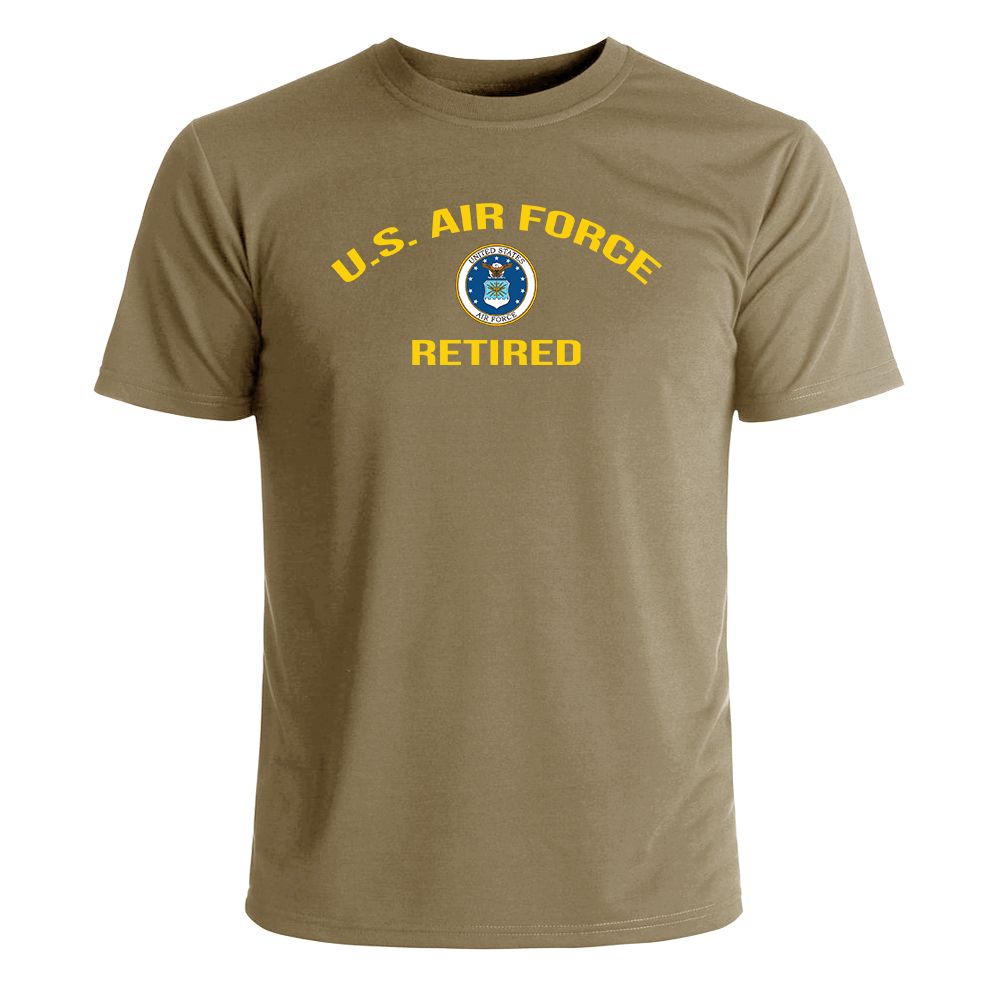 US Air Force Retired T-Shirt - Branch Veteran & Retired T-Shirts ...