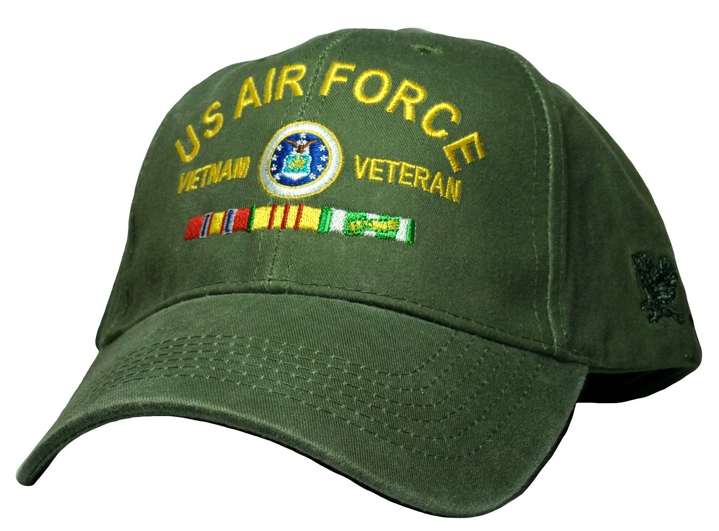 US Air Force Vietnam Veteran OD Green Cap - New Vietnam Veteran Caps ...