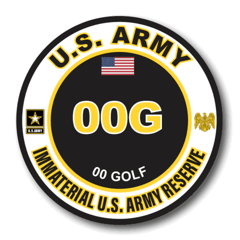 US Army 00G Immaterial US Army Reserve MOS decal