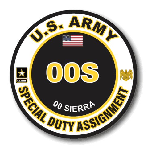 US Army 00S Special Duty Assignment MOS decal