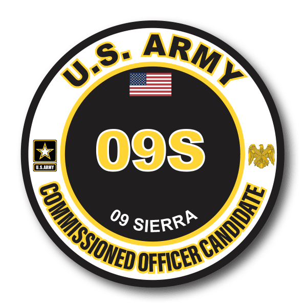 US Army 09S Commissioned Officer Candidate MOS decal
