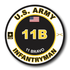 US Army 11B Infantryman MOS Decal