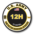 US Army 12H Construction Engineering Supervisor MOS Decal