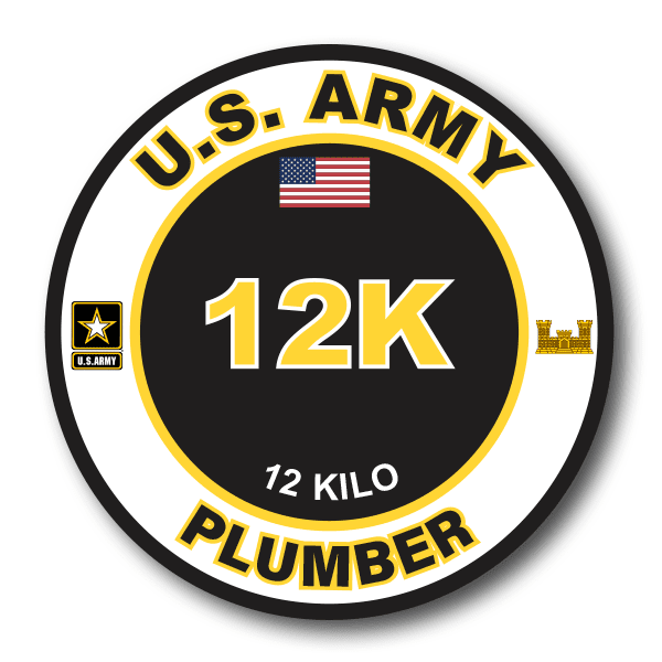 US Army 12K Plumber MOS Decal