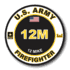 US Army 12M Firefighter MOS Decal