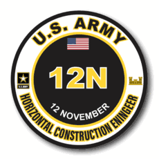US Army 12T Technical Engineer MOS Decal