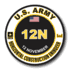 US Army 12N Horizontal Construction Engineer MOS Decal