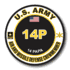 US Army 14P Air and Missile Defense Crewmember MOS Decal