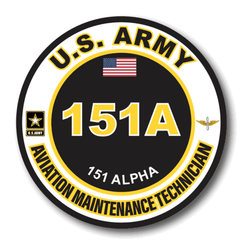 US Army 151A Aviation Maintenance Technician MOS Decal