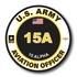 US Army 15A Aviation Officer MOS Decal