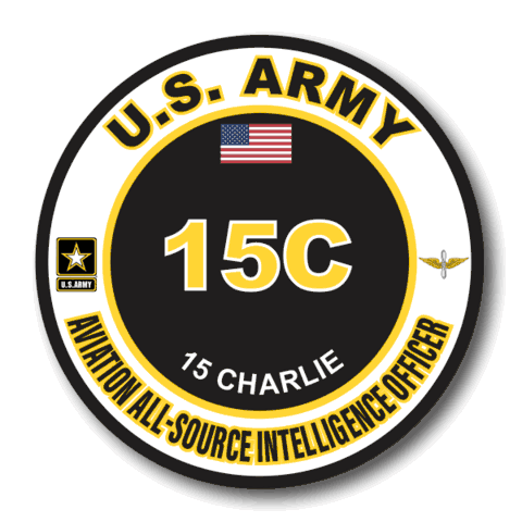 US Army 15C Aviation All-Source Intelligence Officer MOS Decal