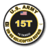 US Army 15T UH-60 Helicopter Repairer MOS Decal