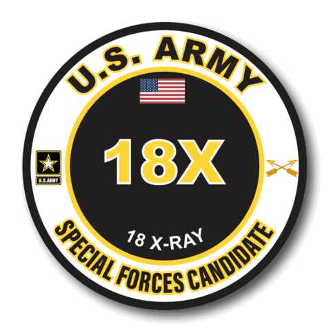 US Army 18X Special Forces Candidate MOS Decal