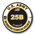 US Army 25B Information Technology Specialist MOS Decal
