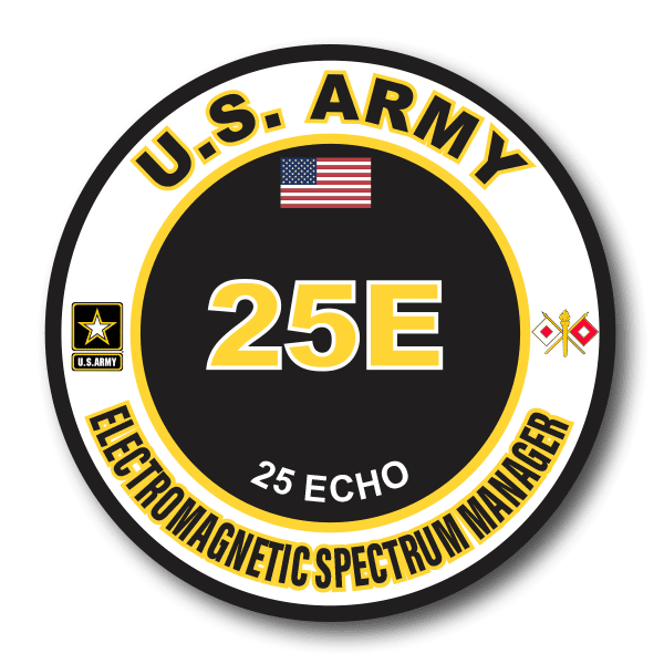 US Army 25E Electromagnetic Spectrum Manager MOS Decal
