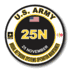 US Army 25N Nodal Network Systems Operators MOS Decal