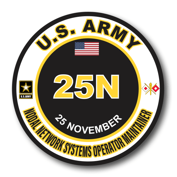US Army 25N Nodal Network Systems Operators MOS Decal