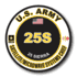 US Army 25S Satellite Communications Systems Operator MOS Decal