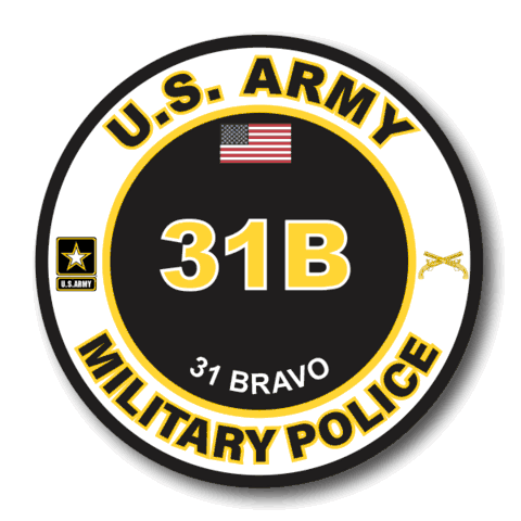US Army 31B Military Police MOS Decal
