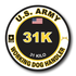 US Army 31K Working Dog Handler MOS Decal