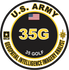 US Army 35G Geospatial Intelligence Imagery Analyst MOS Decal