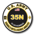 US Army 35N Signals Intelligence Analyst MOS Decal