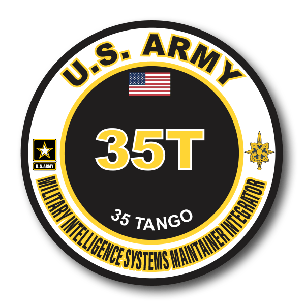 US Army 35T Military Intelligence Systems Maintainer MOS Decal