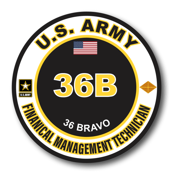 US Army 36B Financial Management Technician MOS Decal