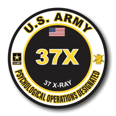 US Army 37X Psychological Operations, Designated MOS Decal